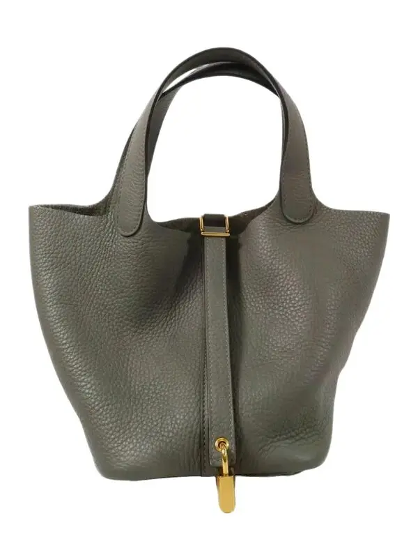 Hermès 18 Lock Picotin Tote Bag - Grey