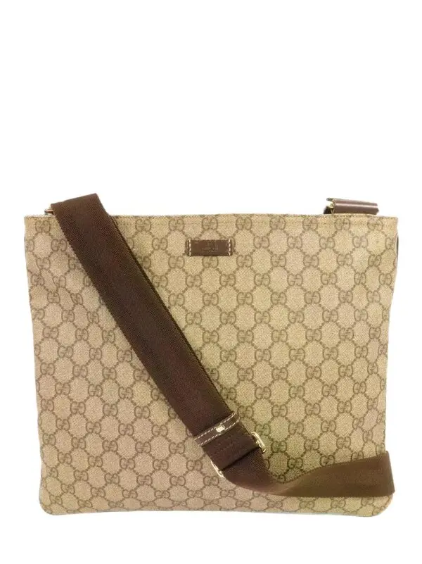 Gucci Gg Supreme Shoulder Bag - Neutrals