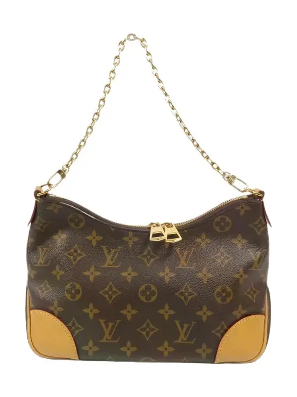 LOUIS VUITTON Monogram Boulogne Shoulder Bag - Brown