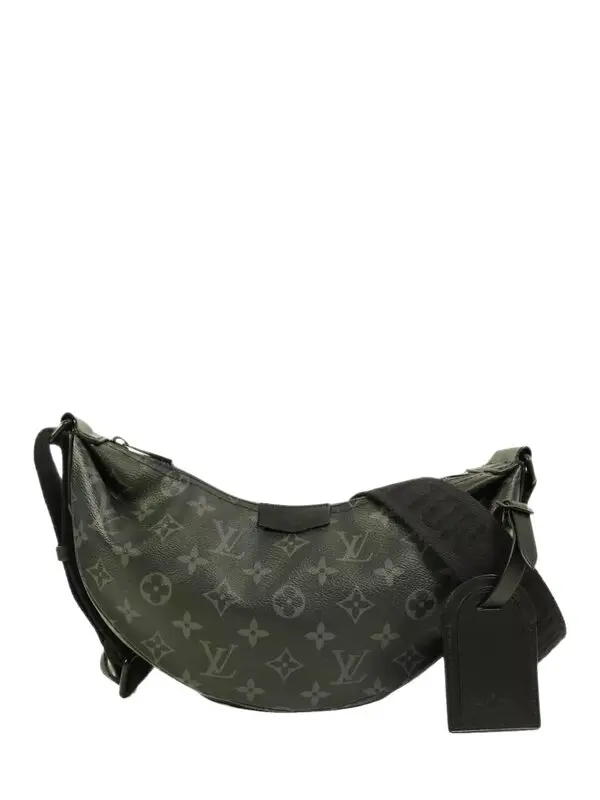 LOUIS VUITTON Monogram Eclipse Hamac Shoulder Bag - Black