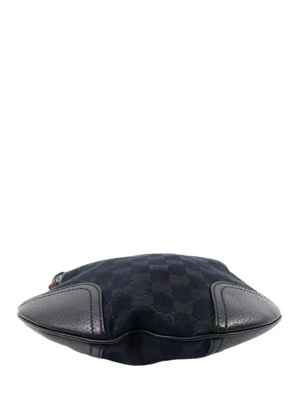 Gucci Gg Canvas Shoulder Bag - Black
