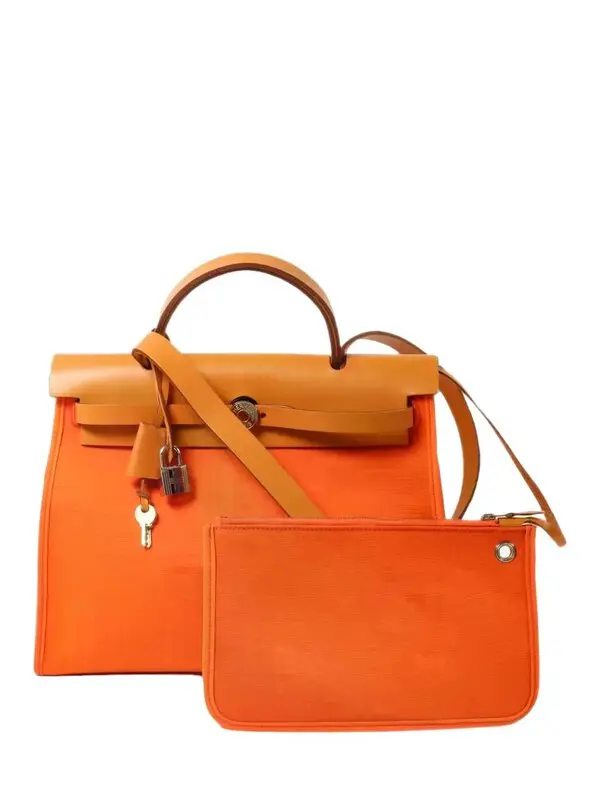 Hermès Herbag Pm Tote Bag - Orange