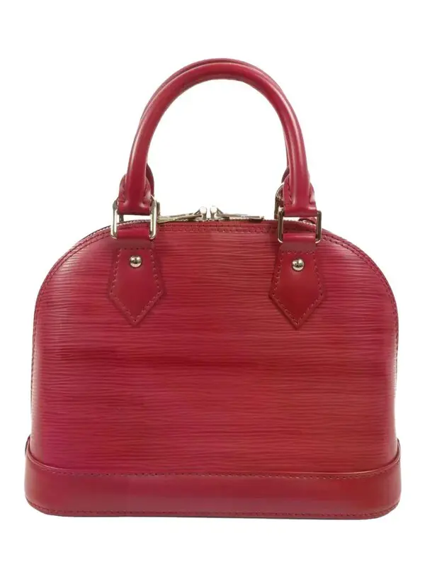 LOUIS VUITTON Alma Bb Epi Leather Tote Bag - Red