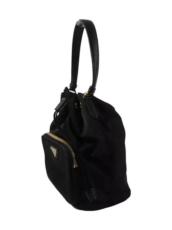 Prada Duet Re-nylon Bucket Bag - Black