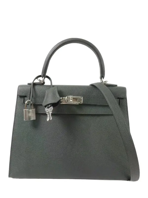 Hermès Kelly 25 Epsom Tote Bag - Grey