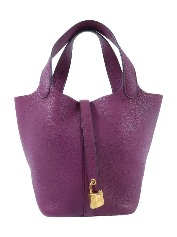 Hermès Picotin Lock Tote Bag - Purple