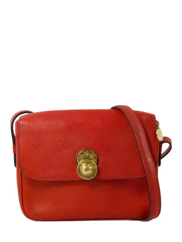 Celine Turn-lock Crossbody Bag - Red