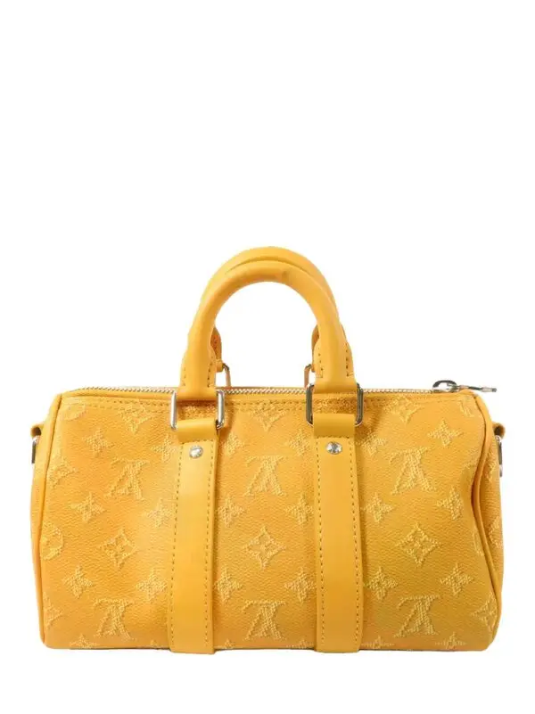 LOUIS VUITTON Keepall Bandoulière 25 Tote Bag - Yellow