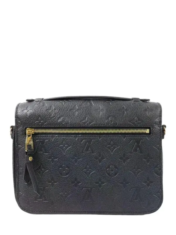 LOUIS VUITTON Metis Monogram Empreinte Leather Crossbody Bag - Black