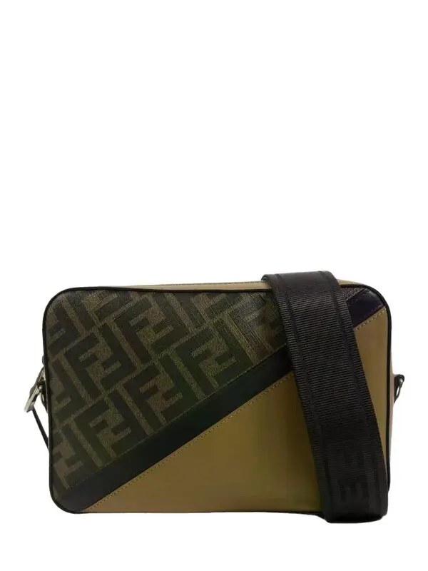 Fendi Diagonal Camera Case Shoulder Bag - Neutrals