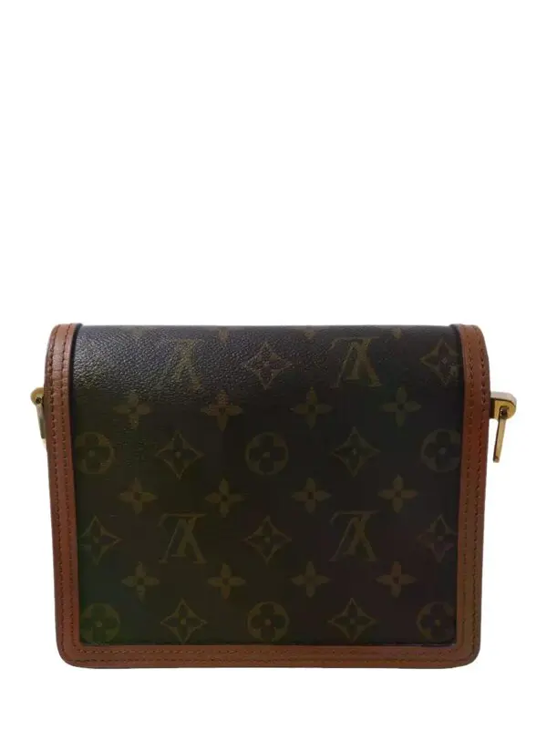 LOUIS VUITTON Mini Dauphine Monogram Reverse Shoulder Bag - Brown