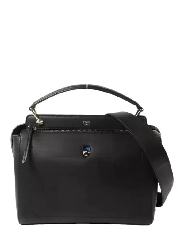 Fendi Dotcom Shoulder Bag - Black