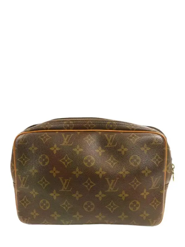 LOUIS VUITTON Monogram Reporter Pm Shoulder Bag - Brown