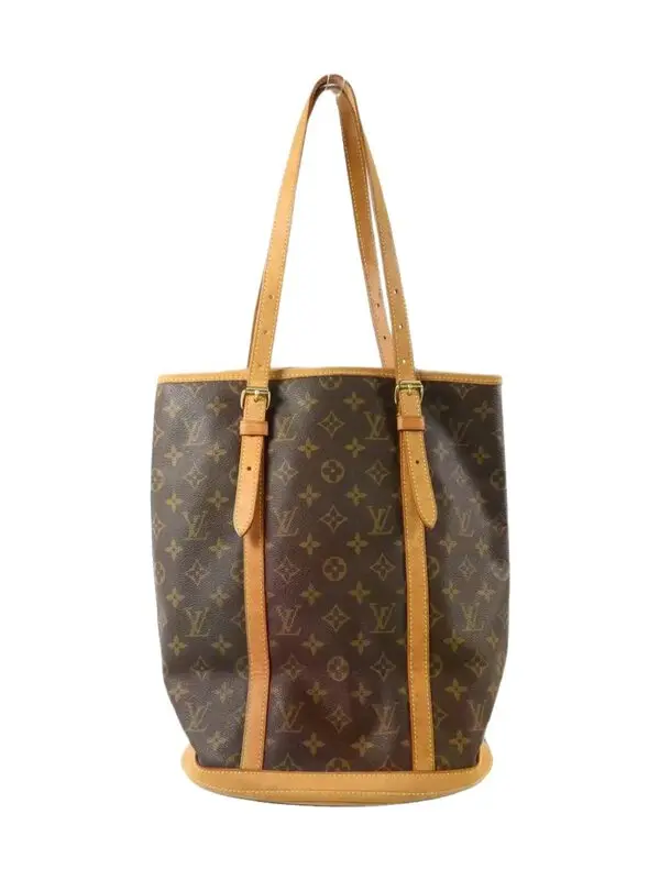 LOUIS VUITTON Monogram Canvas Bucket Bag - Brown