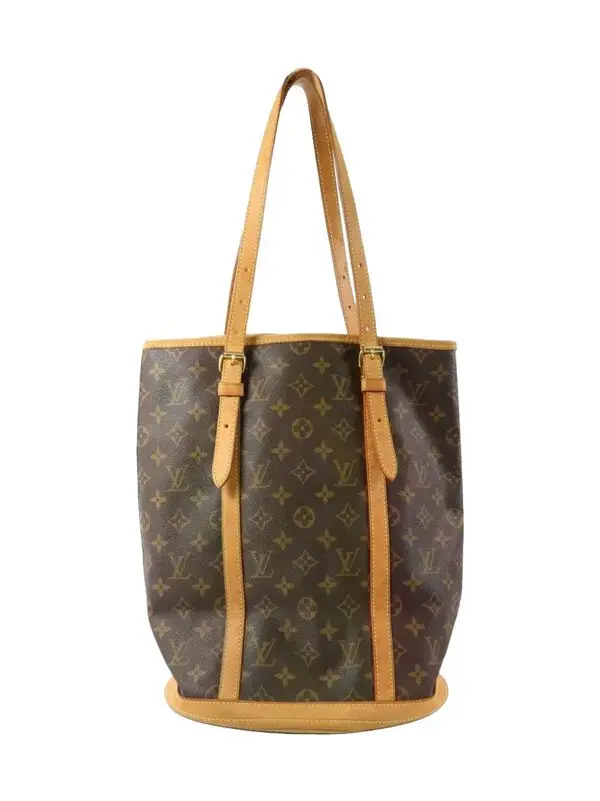 LOUIS VUITTON Monogram Canvas Bucket Bag - Brown