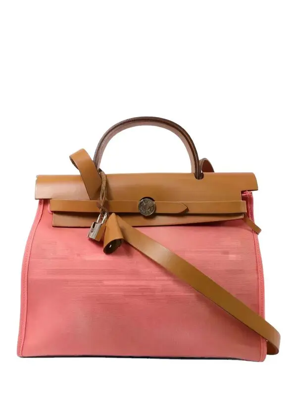 Hermès 2015 Pm Herbag 2way Tote Handbag - Pink