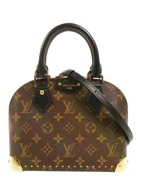 LOUIS VUITTON Monogram Alma Bb Shoulder Bag - Brown