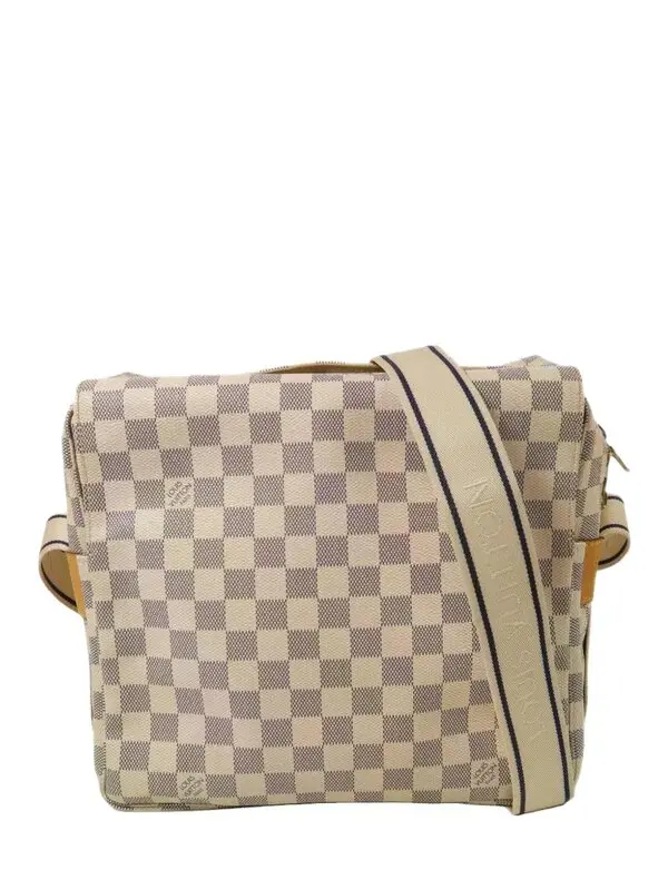 LOUIS VUITTON Damier Azur Naviglio Crossbody Bag - Neutrals