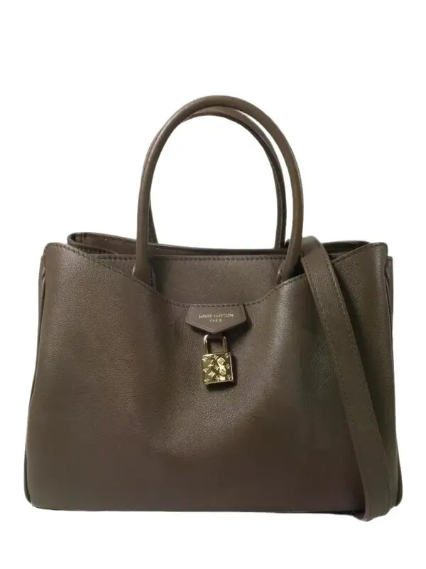 LOUIS VUITTON Pm Vendome Leather Shoulder Bag - Grey