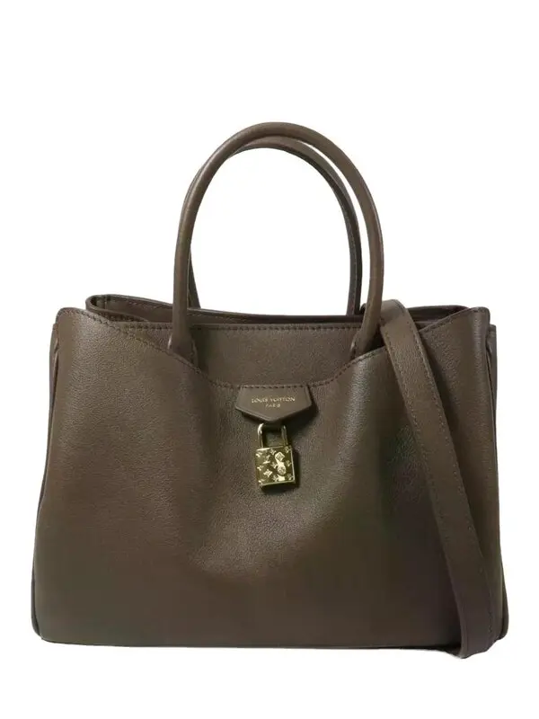LOUIS VUITTON Pm Vendome Leather Shoulder Bag - Grey