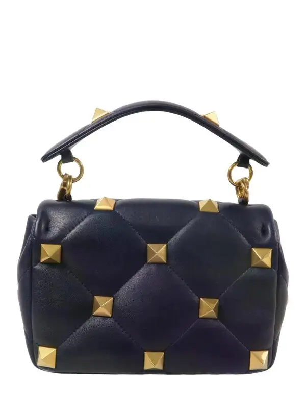 Valentino Garavani Roman Stud Satchel Bag - Blue