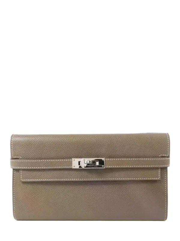 Hermès Kelly Epsom Leather Wallet - Neutrals
