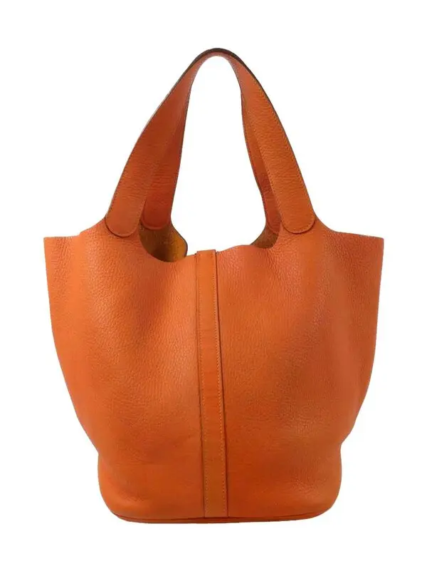 Hermès Gm Picotin Lock Tote Bag - Orange
