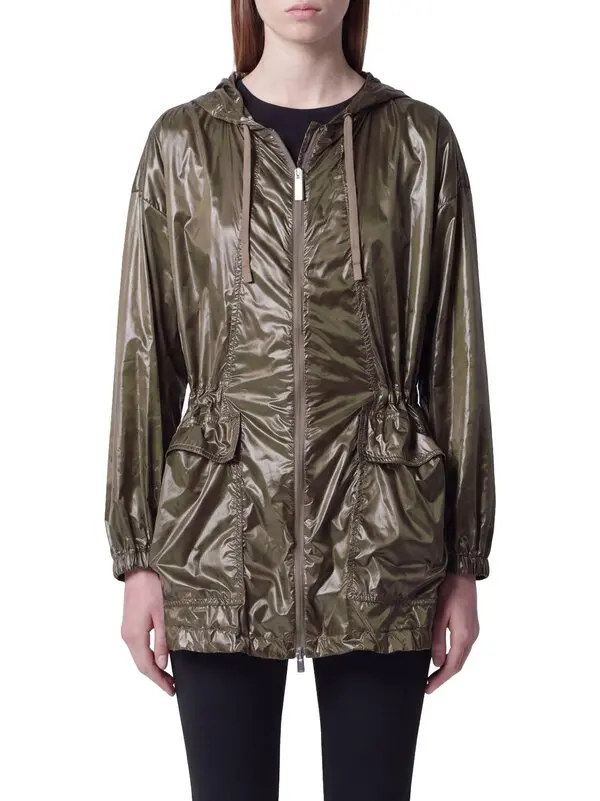 Herno Zip-up Hooded Jacket - Olive