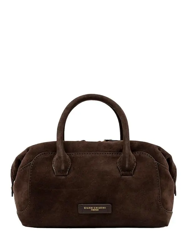 GIANNI CHIARINI Top Handle Handbag - Coffee