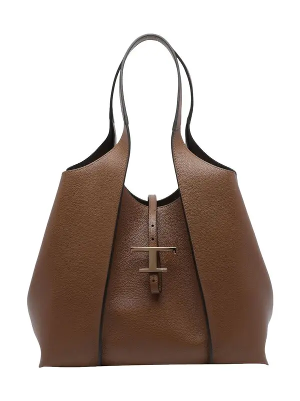 TOD'S Leather Shoulder Bag - Brown