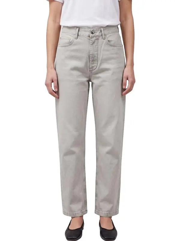 Studio Nicholson Barra High-waisted Straight Leg Jeans - White
