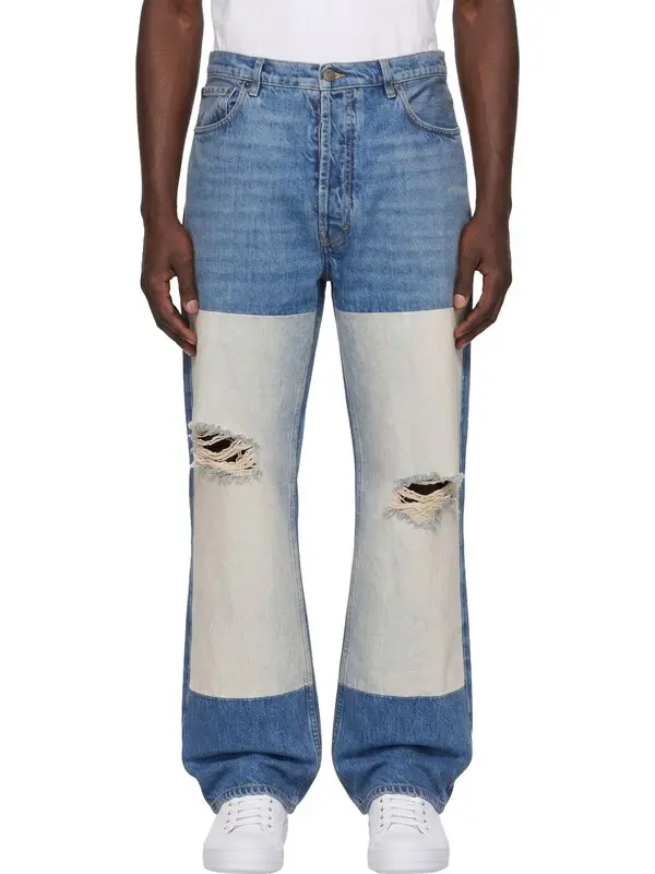 MAISON MARGIELA Paneled Jeans - Blue