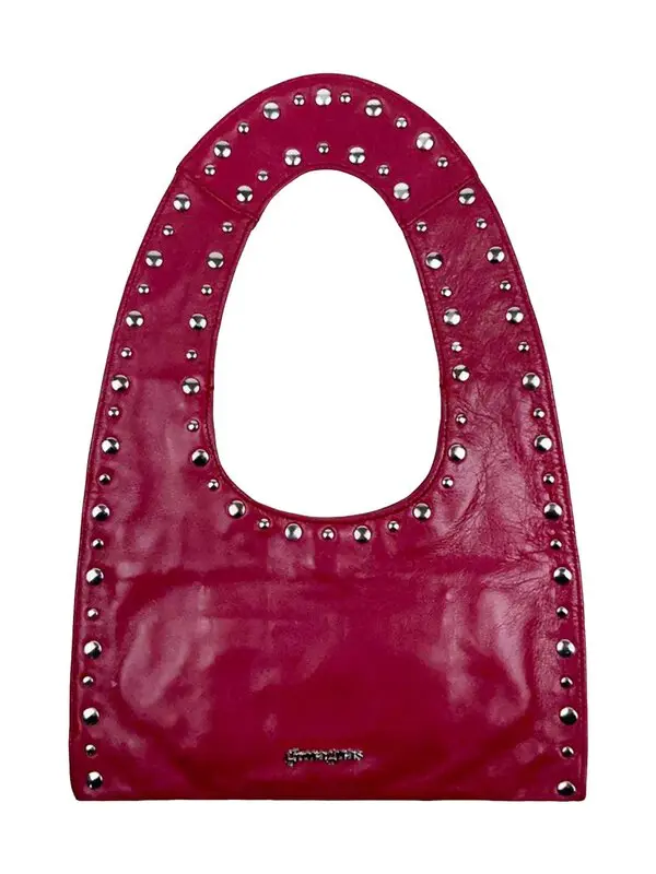 Gimaguas Studded Shoulder Bag - Amaranth