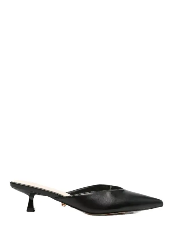 TWENTY FOURHAITCH Malagueta Pointed-toe Mules - Black