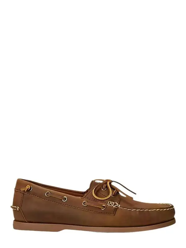 Polo Ralph Lauren Merton Hand-stitched Boat Shoes - Brown
