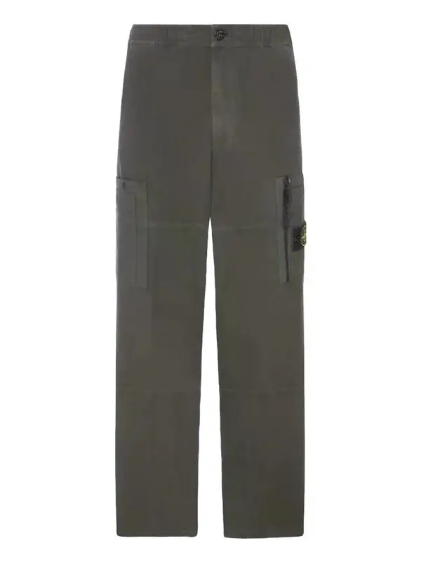 Stone Island Loose-fit Cargo Trousers - Grey