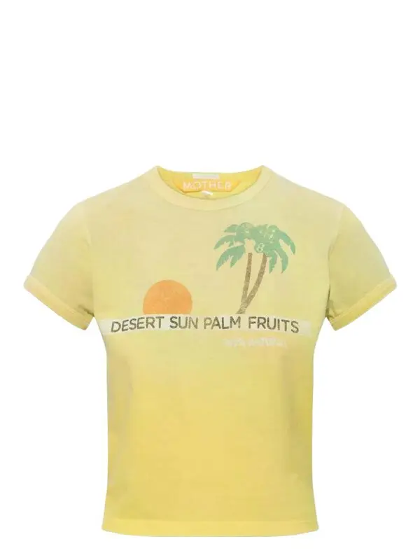 MOTHER The Itty Bitty Ringer T-shirt - Yellow