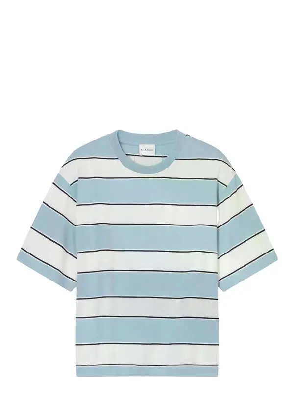Closed Striped T-shirt - White