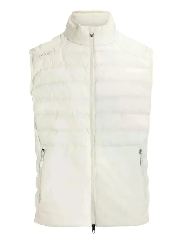 Rlx Ralph Lauren Quilted Zip-up Insulated Vest - White