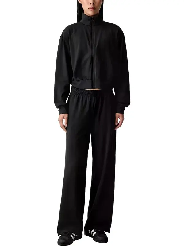 Adidas Lazyday Tracksuit Interlock Fabric - Black
