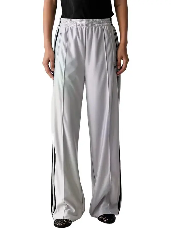 Adidas 3-stripes Wide Leg Track Pants - Grey