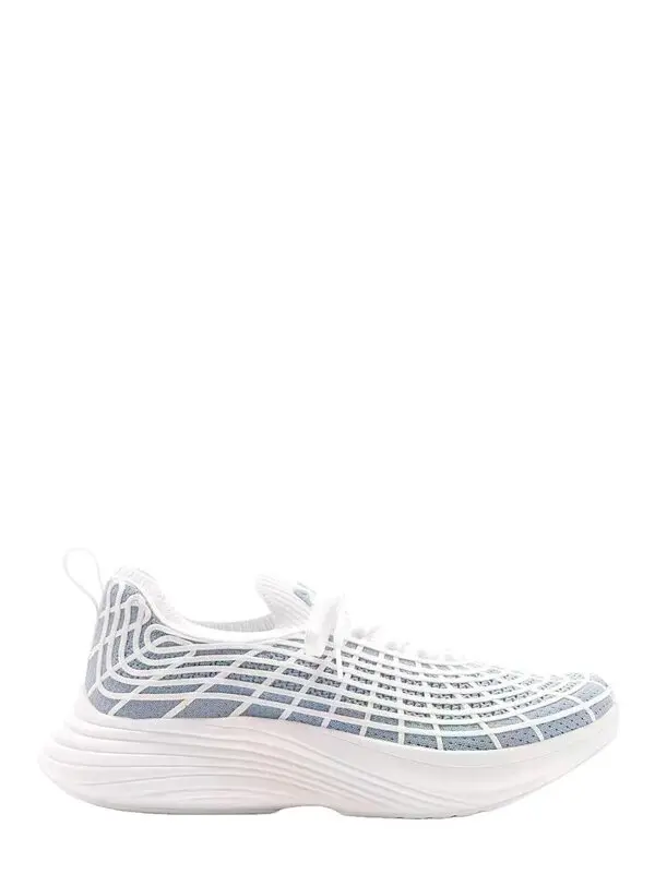 Apl Mesh Cage Detail Lace-up Sneakers - White