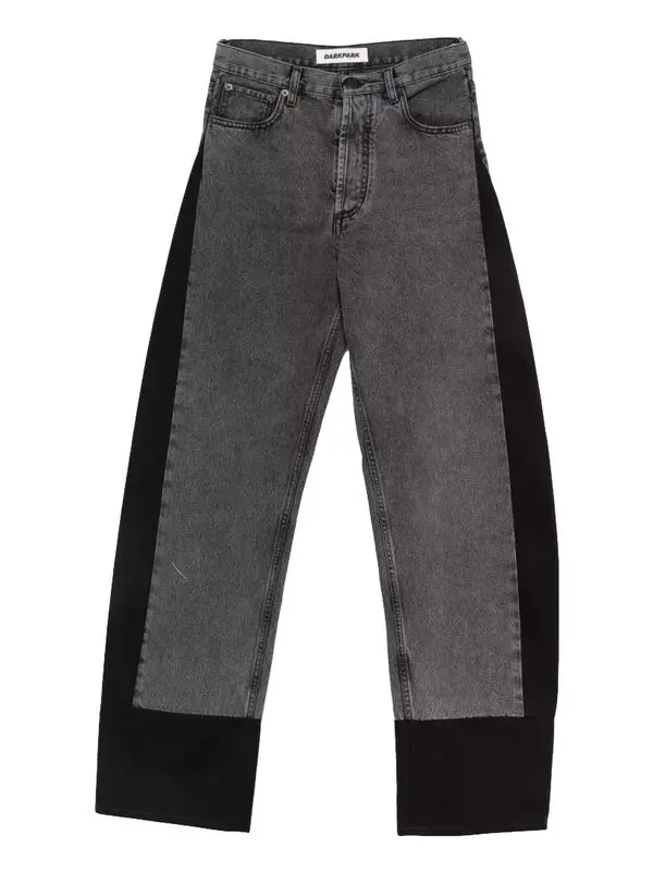 DARKPARK Straight-leg Jeans With Paneling - Grey
