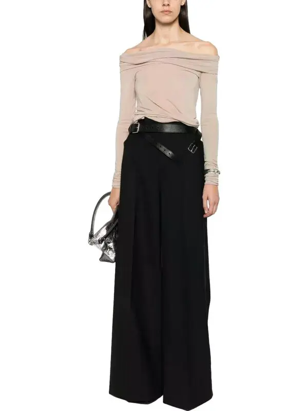 Rick Owens Tailored Wide-leg Trousers - Black