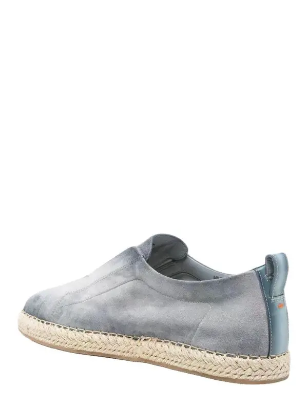 Santoni Suede Espadrilles - Blue