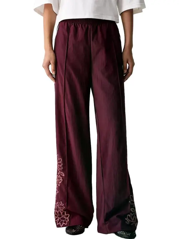Adidas Floral Gfx Loose Track Pants - Brown