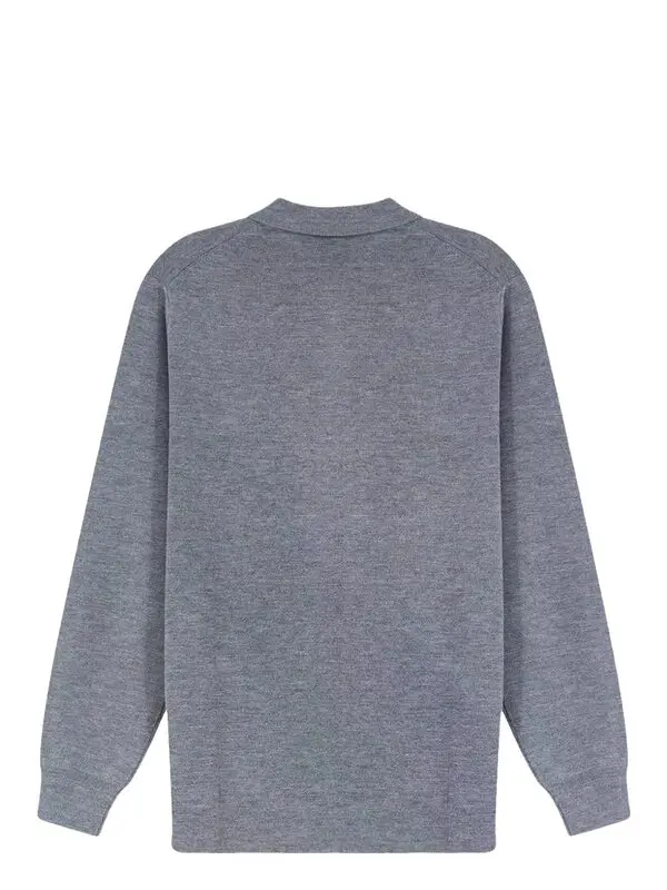 Aspesi Button-up Collared Cardigan - Grey