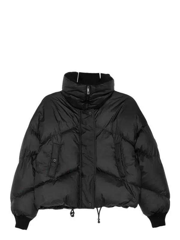 Hermès Quilted High Neck Puffer Jacket - Black