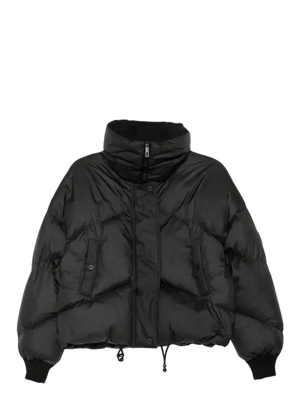Hermès Quilted High Neck Puffer Jacket - Black