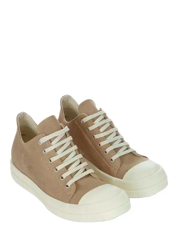 Rick Owens Lace-up Rubber-cap Sneakers - Neutrals